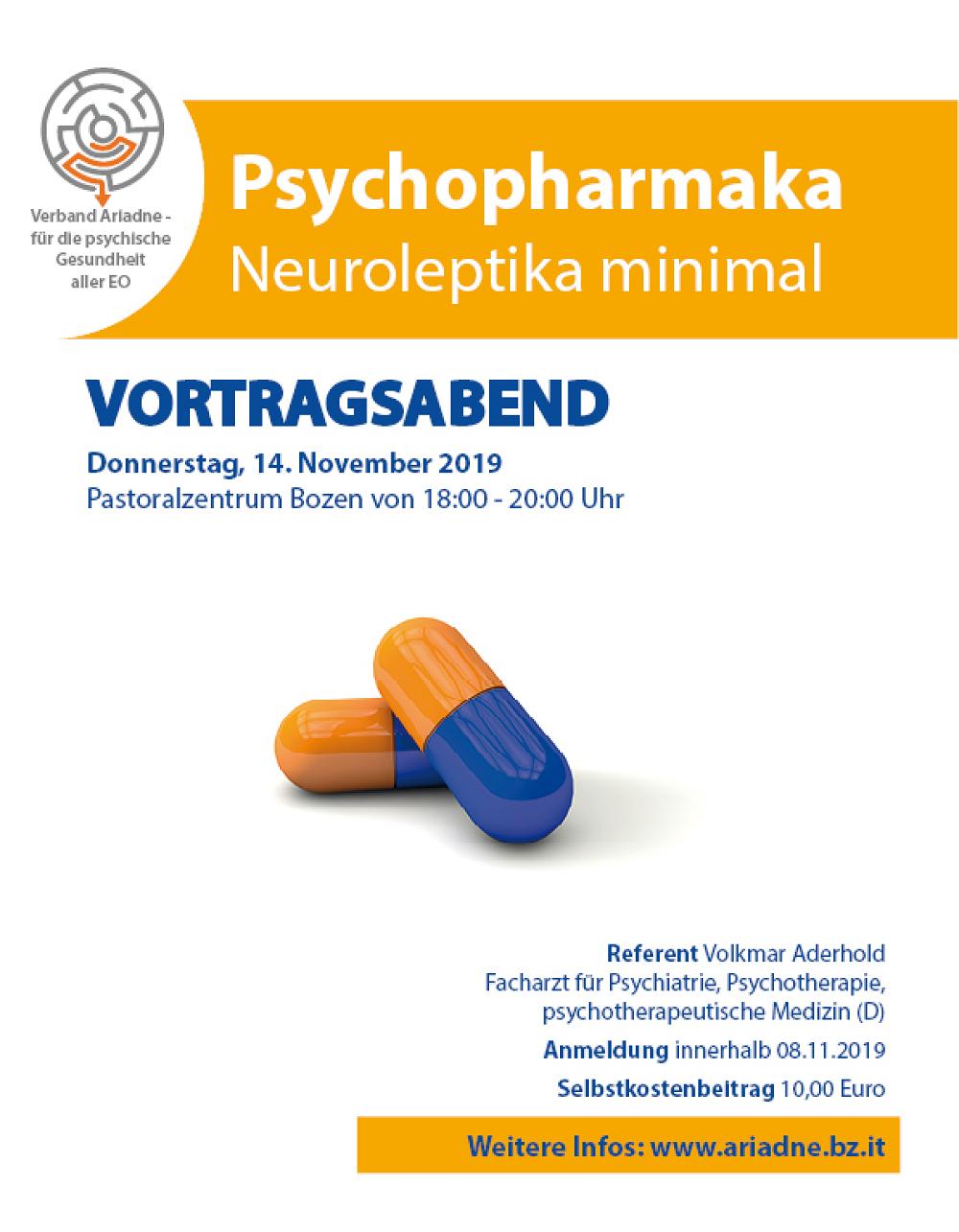 Psychopharmaka – Neuroleptika minimal / Meraner Stadtanzeiger / die ...